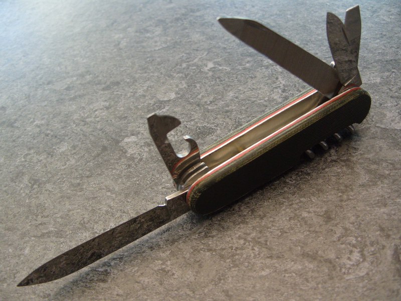 SAK-Mod: Green Micarta Clipper | Chris Custom Works