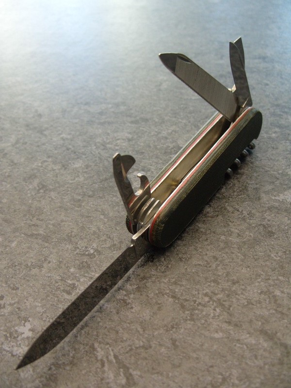 SAK-Mod: Green Micarta Clipper | Chris Custom Works