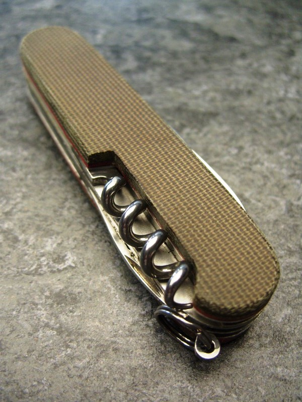 SAK-Mod: Green Micarta Camper | Chris Custom Works