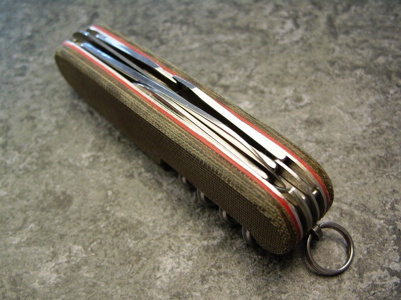 SAK-Mod: Green Micarta Camper | Chris Custom Works