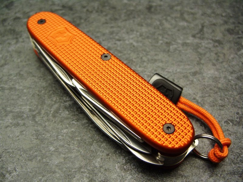 Alox-SAK-Mod: Enhanced Orange Alox Electrician Plus | Chris Custom Works