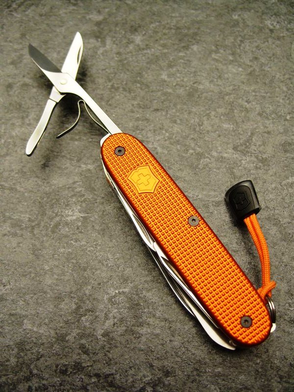 Alox-SAK-Mod: Enhanced Orange Alox Electrician Plus | Chris Custom Works