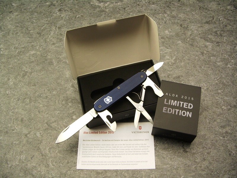 SAK-Mod: Enhanced steel blue Alox Recruit | Chris Custom Works