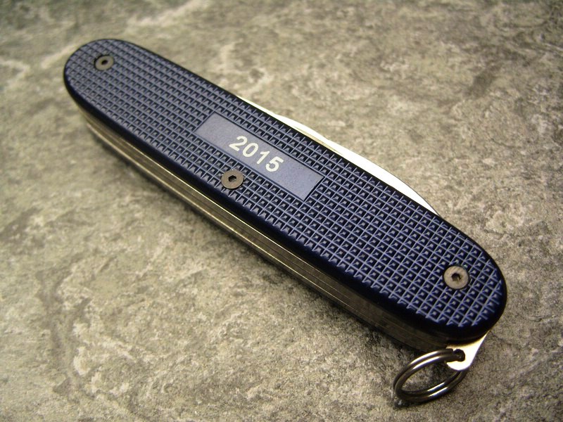 SAK-Mod: Enhanced steel blue Alox Recruit | Chris Custom Works