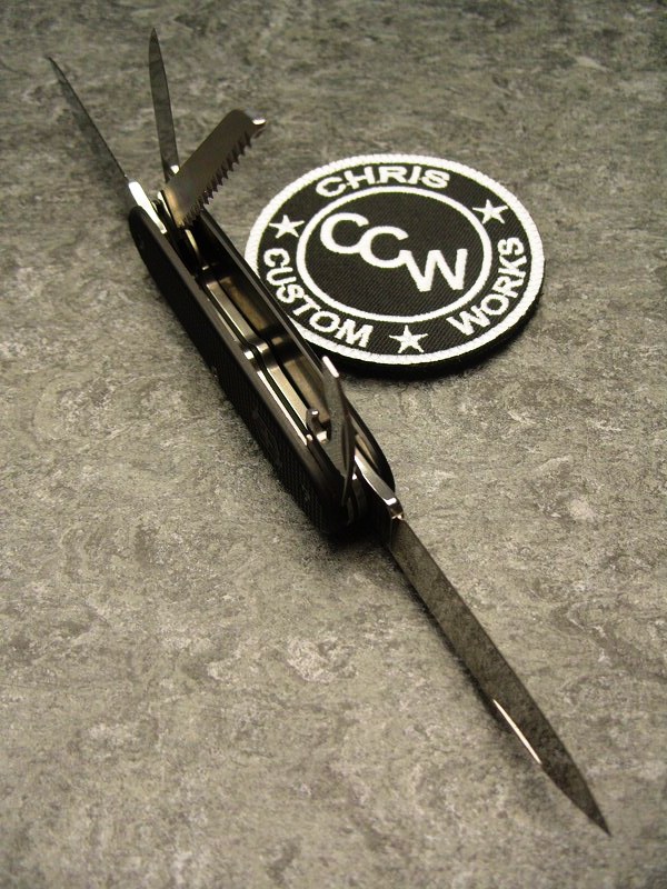 SAK-Mod: Black Alox Compact Colonizer | Chris Custom Works