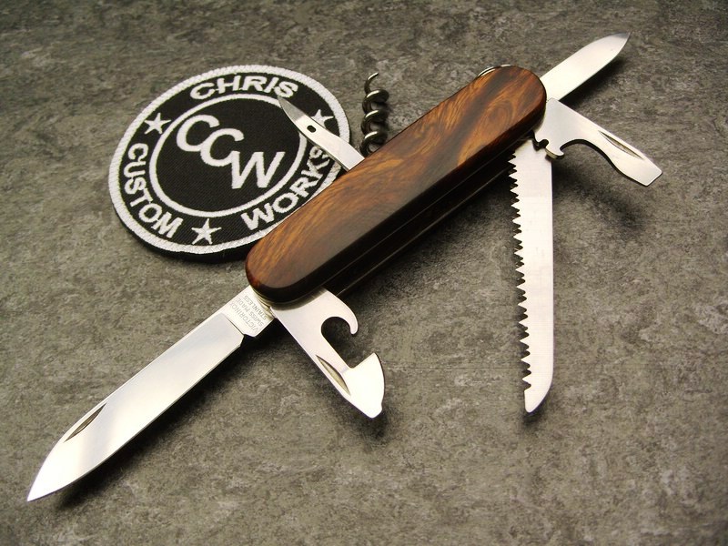 SAK-Mod: Camper mit Wüsteneisenholz | Chris Custom Works