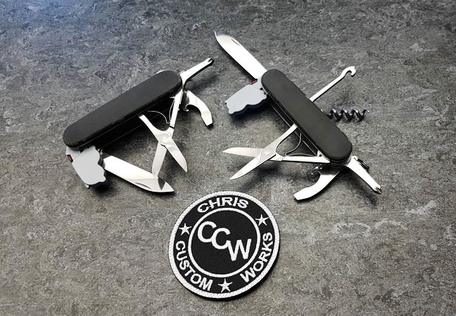 SAK-Mod: Black Micarta Compact Lite | Chris Custom Works