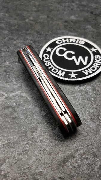 SAK-Mod: Black Micarta Spartan | Chris Custom Works