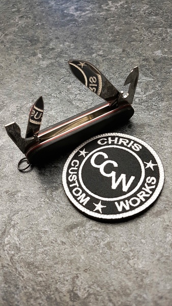 SAK-Mod: Black Micarta Spartan | Chris Custom Works