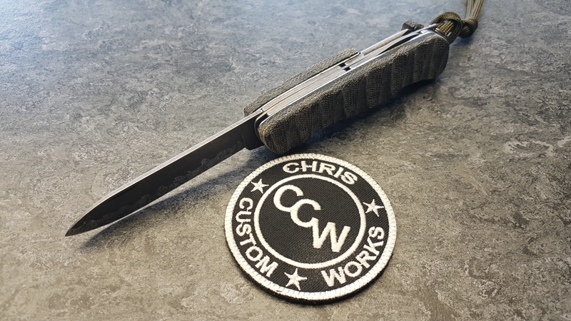 SAK-Mod: Grooved Black Micarta Adventurer | Chris Custom Works