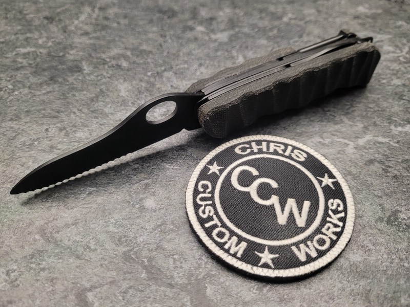 SAK-Mod: Black Cerakote Grooved Soldier | Chris Custom Works